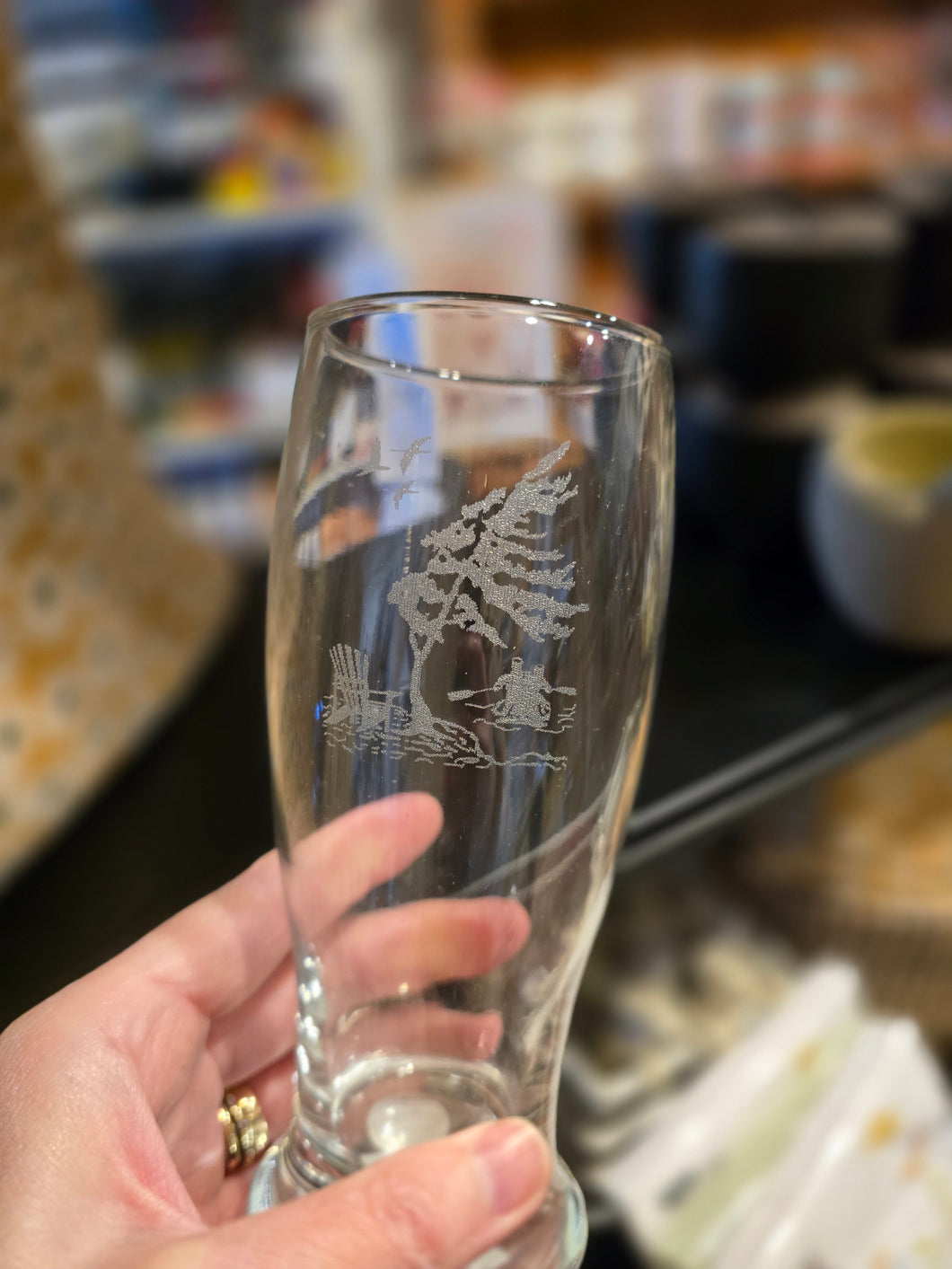 Outdoor Scenery Etched Beer Stein – Gift It Gray